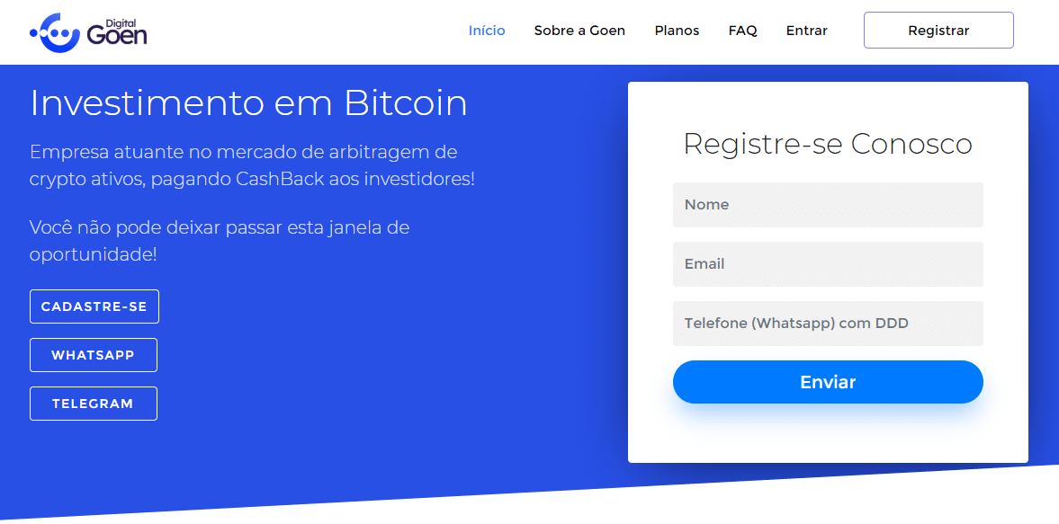 Sites da “Unick Forex” agora direcionam para a “Digital Goen” - Livecoins