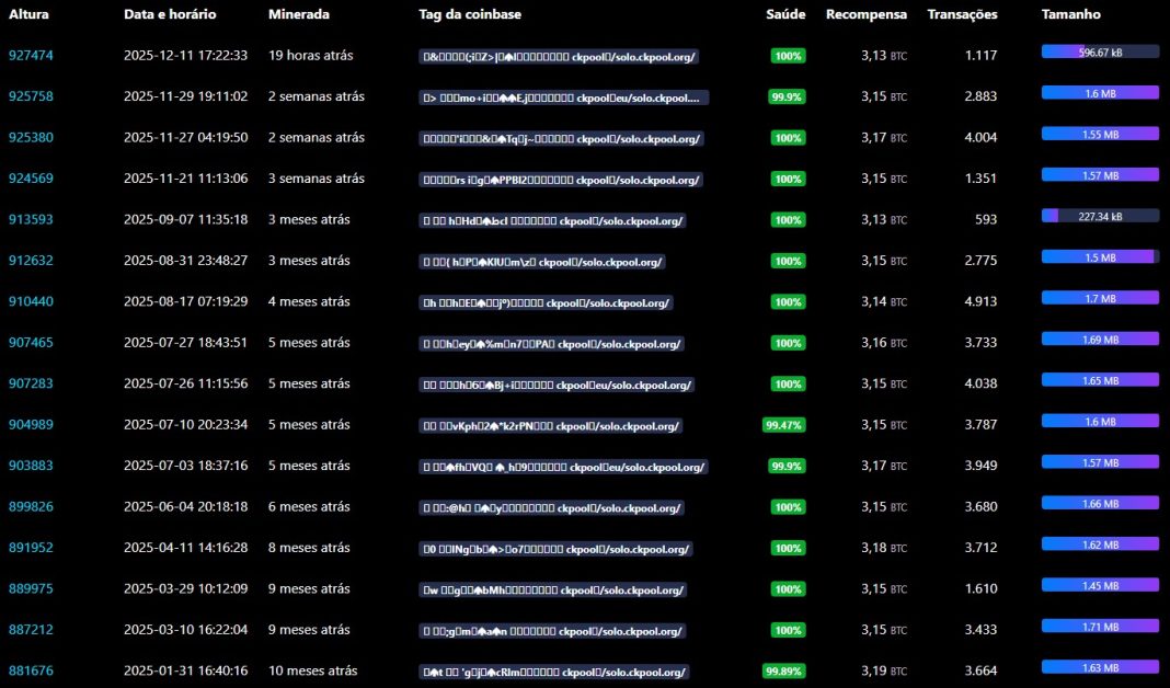 Minerador solo ganha R$ 1,5 milhão em Bitcoin com 1 chance em 82 anos ...